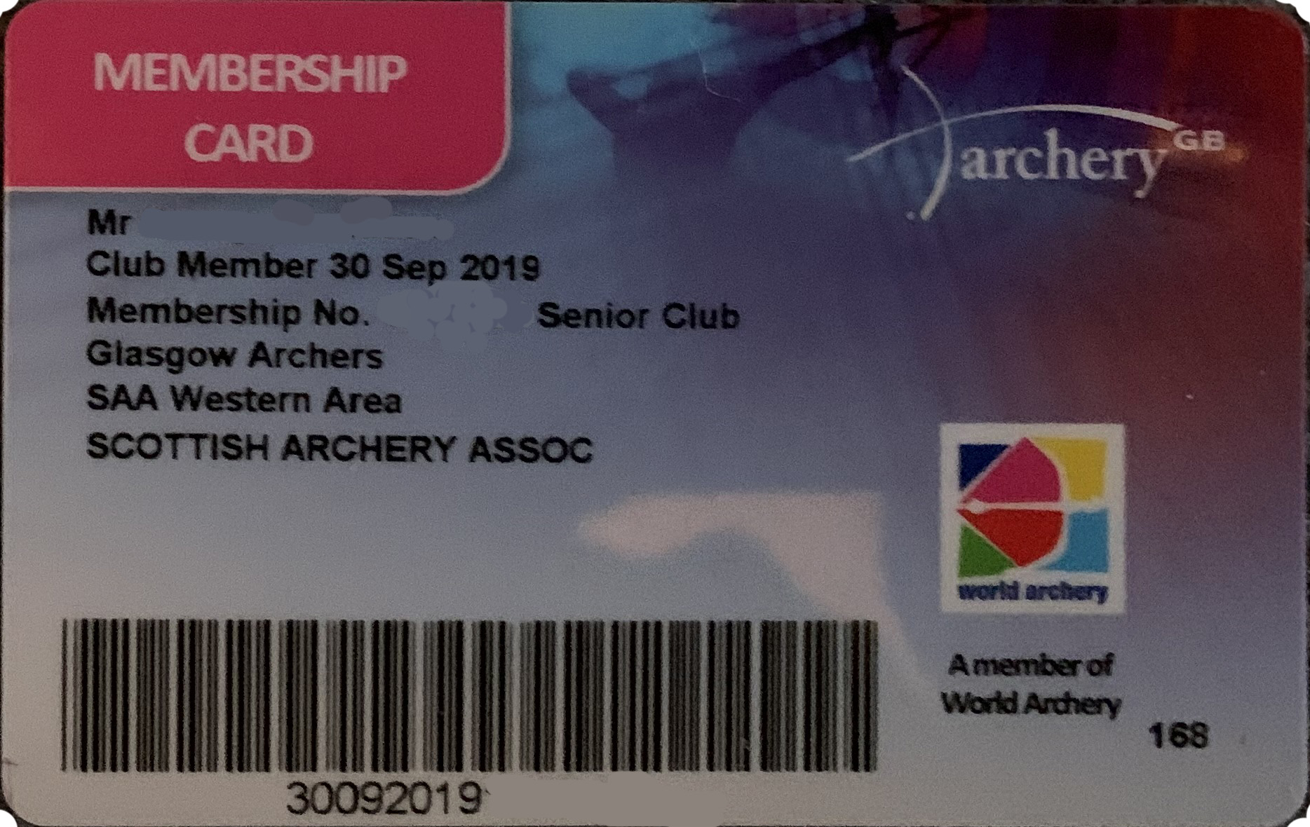 Happy New Card Day - Glasgow Archers